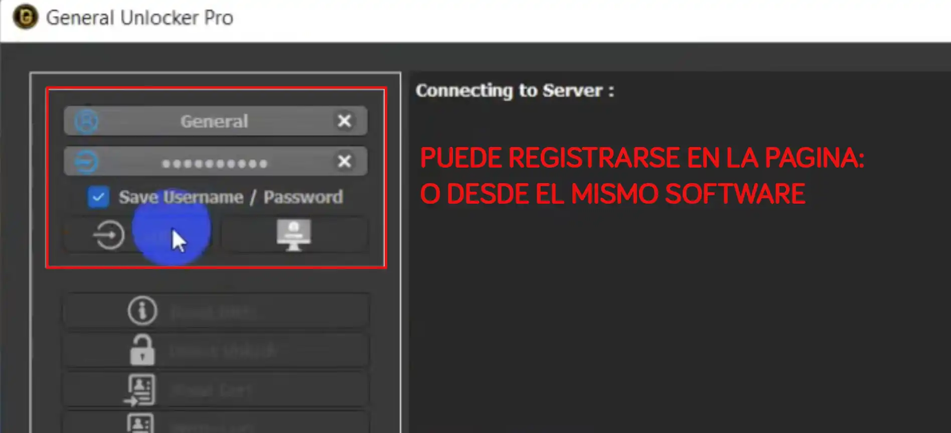 General Unlocker Pro Créditos para Software